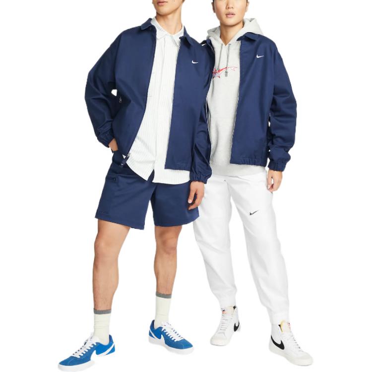 NIKE Nike Logo Casual Lapel Jacket